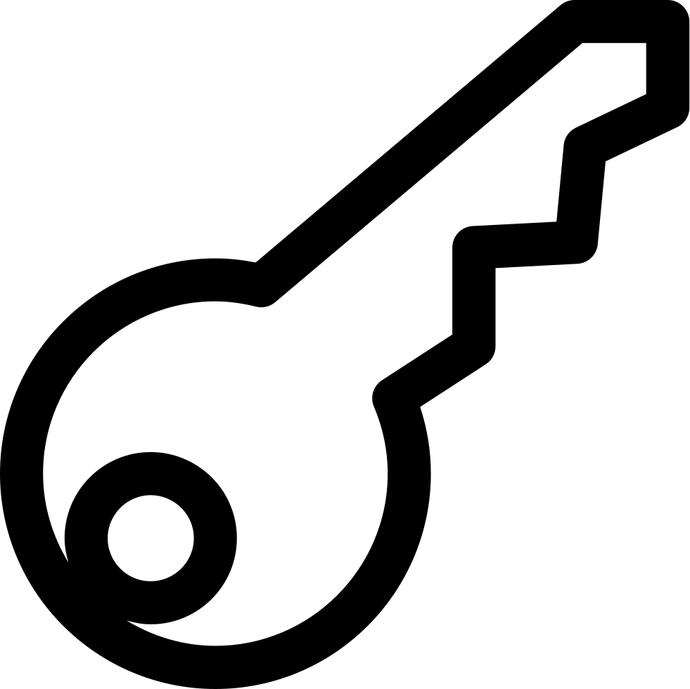 Download Key Outline - Key Svg Outline Icon - ClipartKey