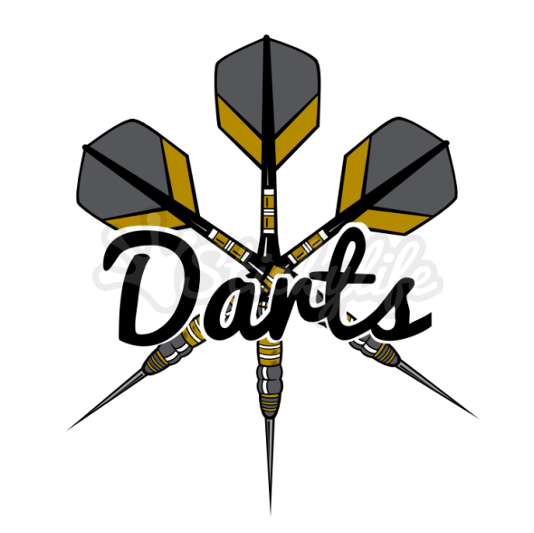 Download Darts Decal - Graphic Design - ClipartKey