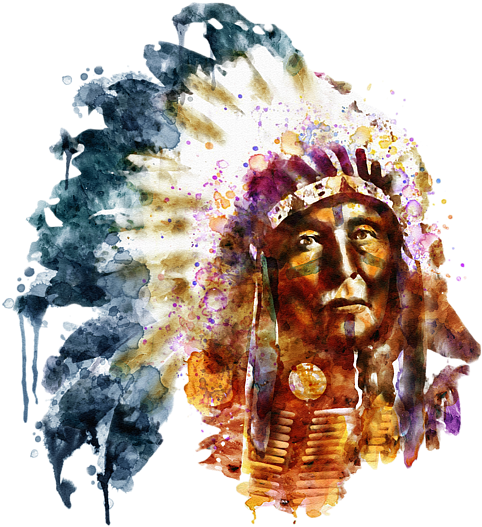 Download Clip Art Native American Water Color - Watercolor Native ...