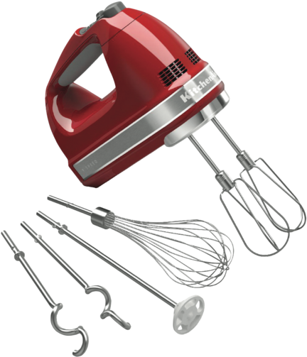 Download Kitchenaid 5khm9212ber 9-speed Digital Hand Mixer With - Ice ...