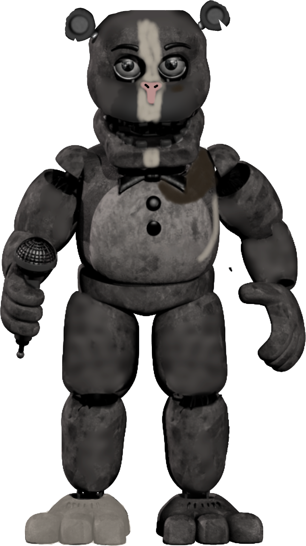 Download Patches The Guinea Pig - Fnaf Withered Freddy Model - ClipartKey