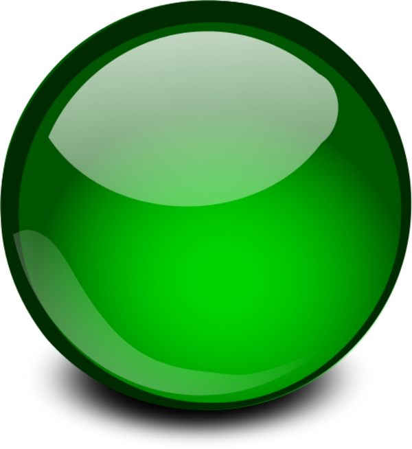 Download Red Glossy Orb - Red Green Dot Icon - ClipartKey