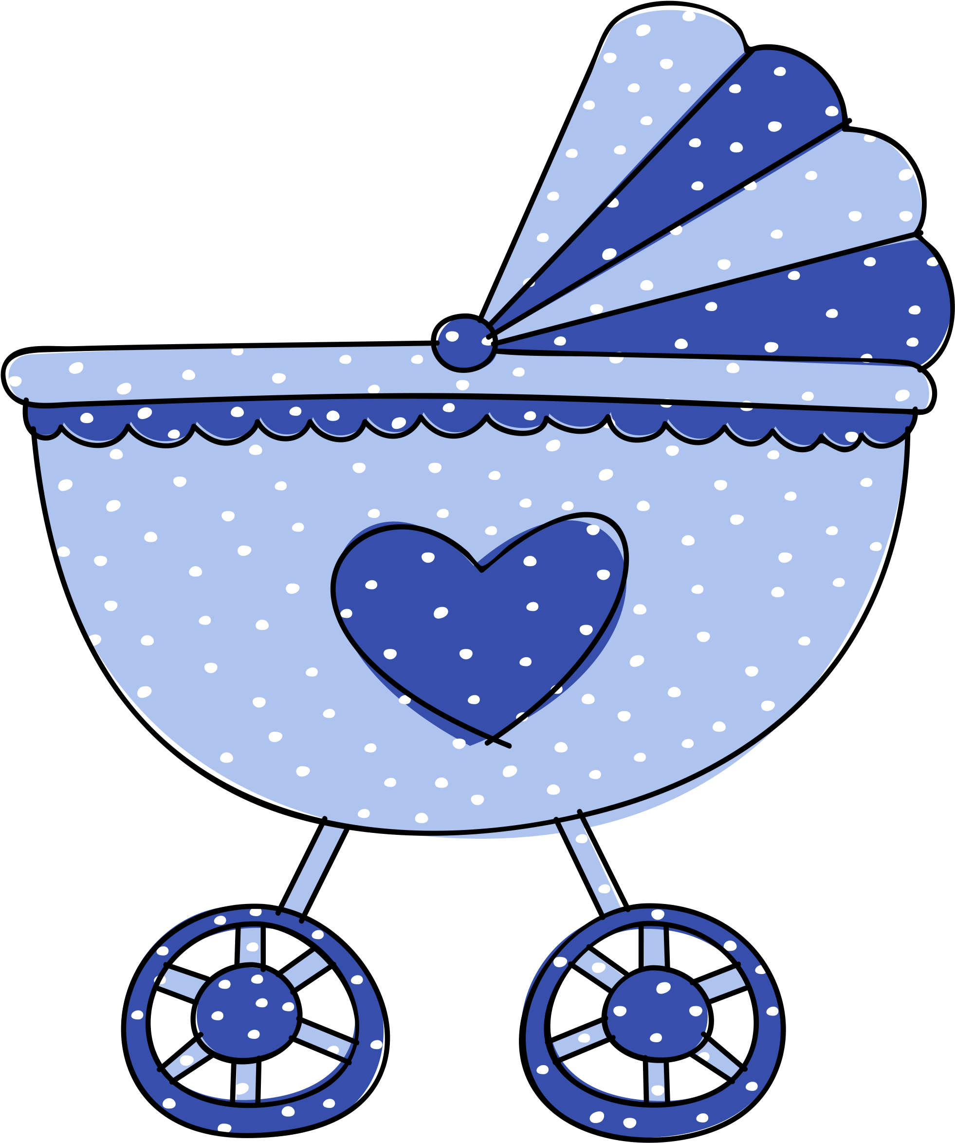 Download Onesie Clipart Dark Blue - Clip Art Baby Stroller - ClipartKey