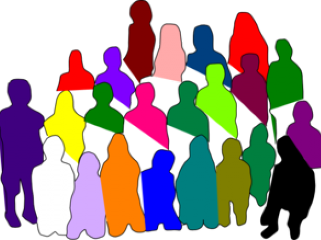 Download Transparent Crowd Of People Png - Diverse Group Clipart ...