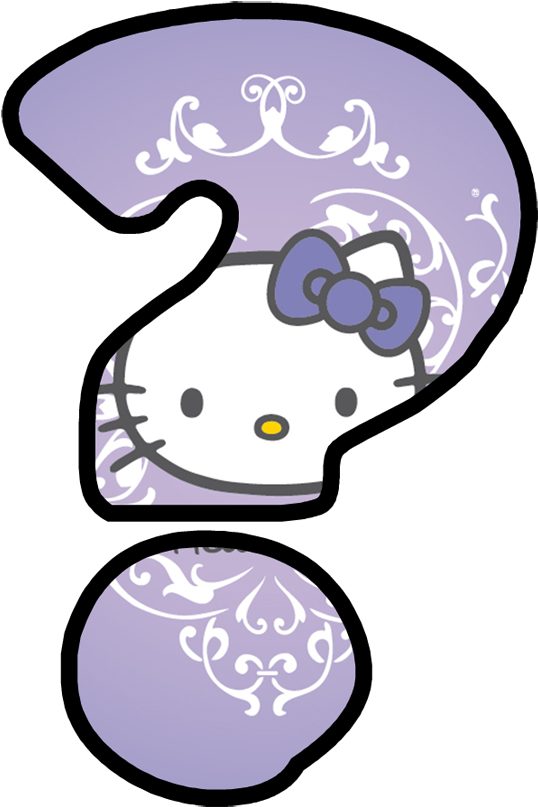 Download Zeichen Sign Symbol Fragezeichen - Hello Kitty Vector Cdr ...