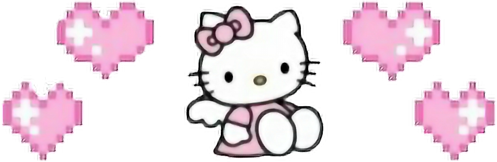 Download Transparent Hello Kitty Face Png - Cute Pixel Transparent Png ...