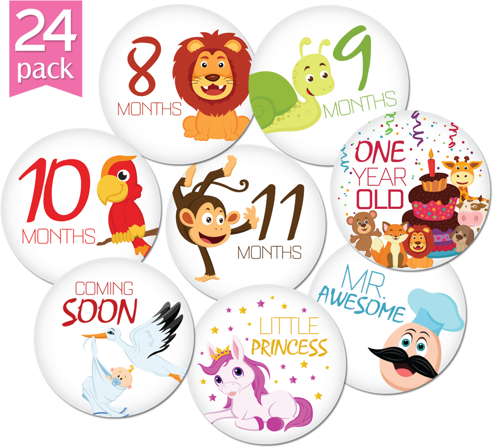 Download One Month Sticker Png - Infant - ClipartKey