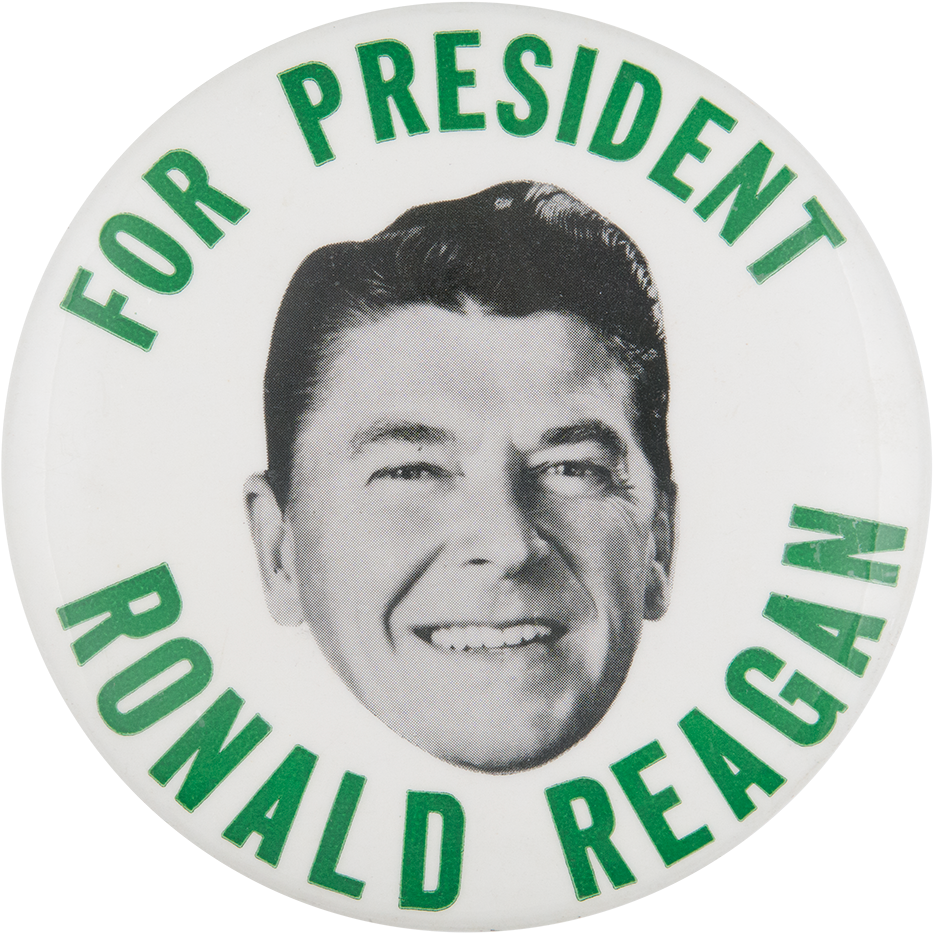 Download Transparent Ronald Reagan Png - Jfk Campaign Buttons - ClipartKey