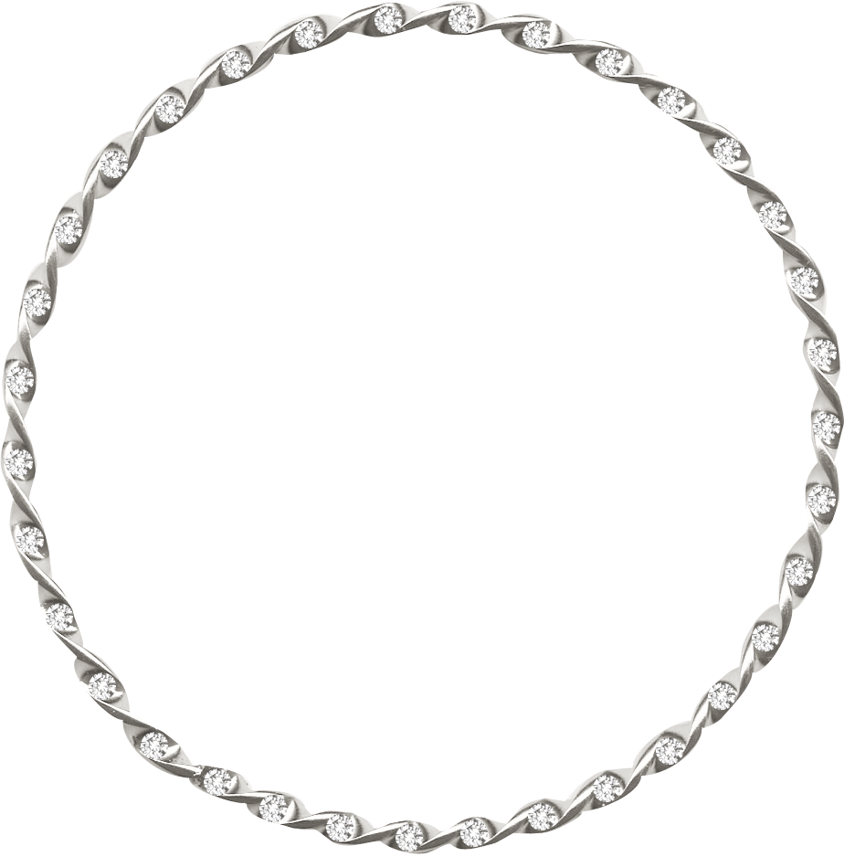 Download Diamond Simple Designer Border Silver Circular Clipart ...