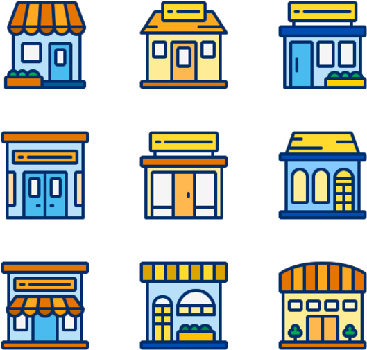 Download Store Front Vector Png - ClipartKey