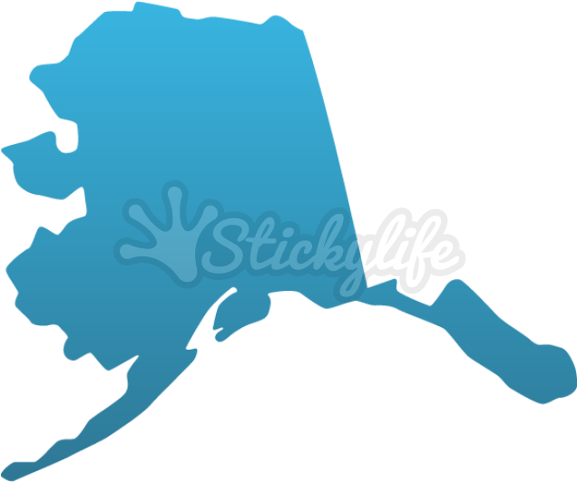 Download Alaska Decal - Alaska Shape - ClipartKey