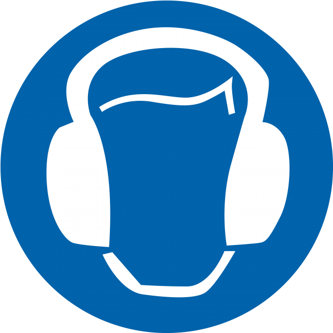 Download Download High Resolution Png - Ear Muffs Safety Sign - ClipartKey
