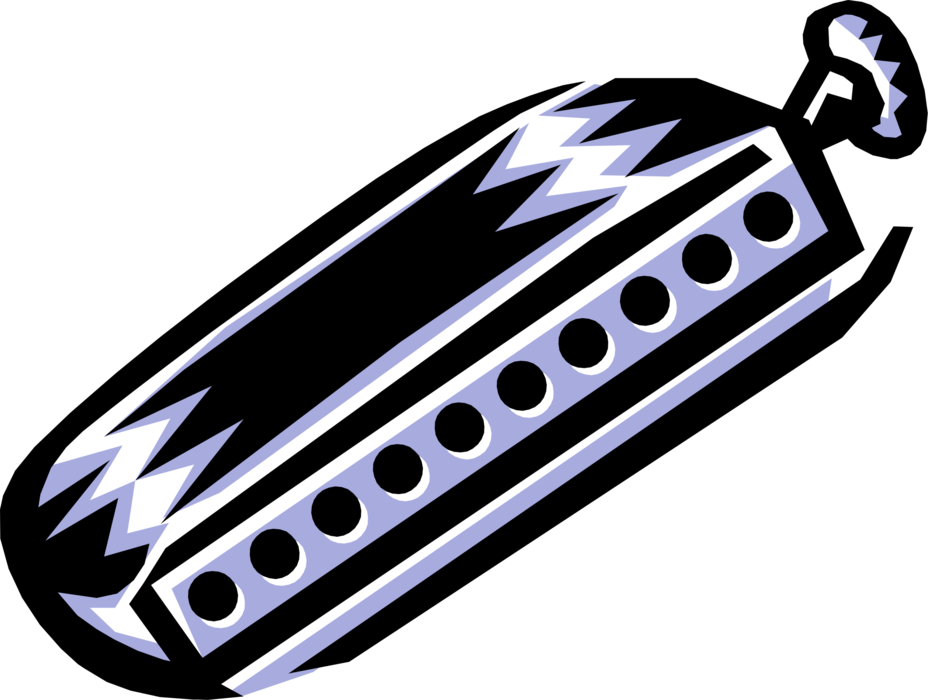 Download Vector Illustration Of Harmonica Mouth Organ Free Reed ...