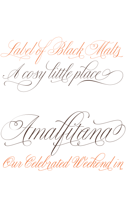 Download Clip Art Scrolly Font - Calligraphy - ClipartKey