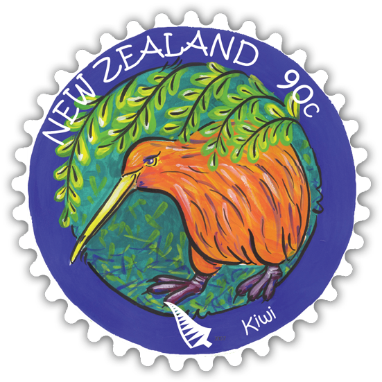 Download New Zealand Native Wildlife Stamps Nz 2007 - ClipartKey