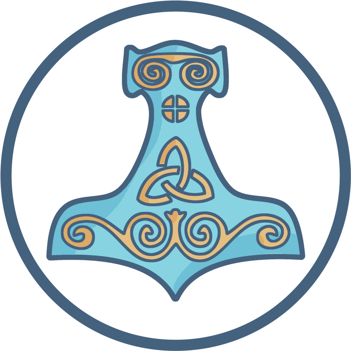 Download Thor S Mjolnir The Ancient - Viking Symbol Thor - ClipartKey