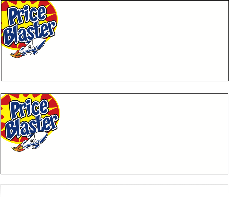 Download Price Blaster Shelf Signs - ClipartKey