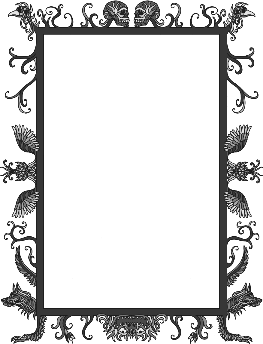 Download Horror Frame Png - Horror Frame Transparent - ClipartKey