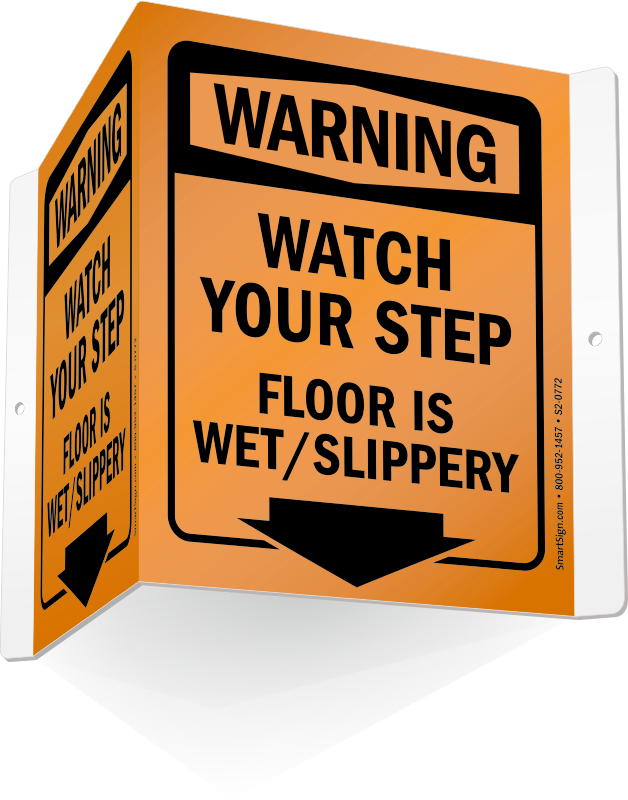 Download Transparent Slippery Clipart - Warning Sign - ClipartKey