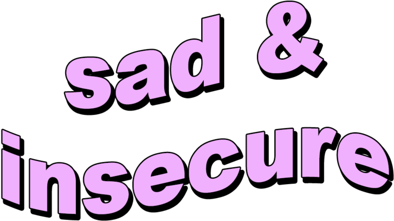 Download #sad #insecure #pink - Sad Png Aesthetic - ClipartKey