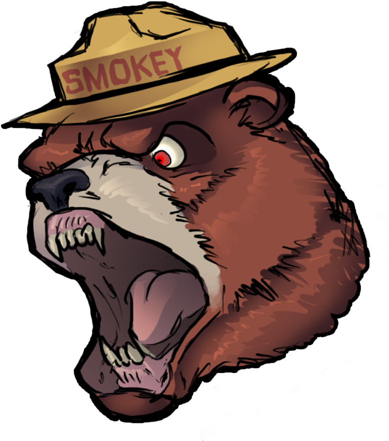 Download Cartoon Smokey The Bear - ClipartKey