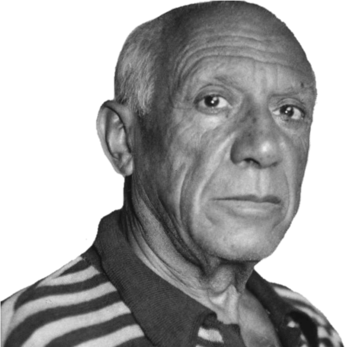 Download Pablo Picasso Portrait - Pablo Picasso No Background - ClipartKey