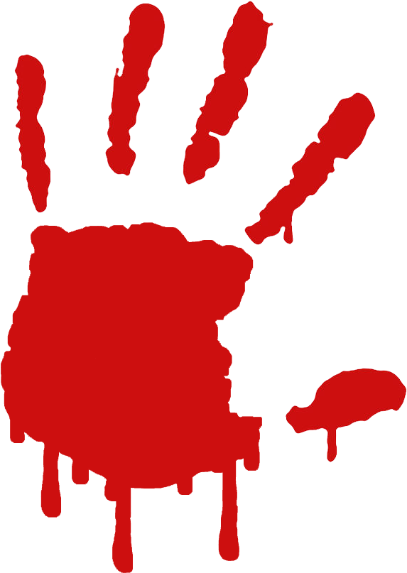 Download Transparent Bloody Hand Png - Png Bloody Hands - ClipartKey