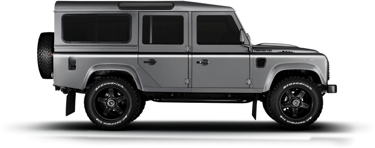 Download Road Side View Clipart - Land Rover Defender Side - ClipartKey