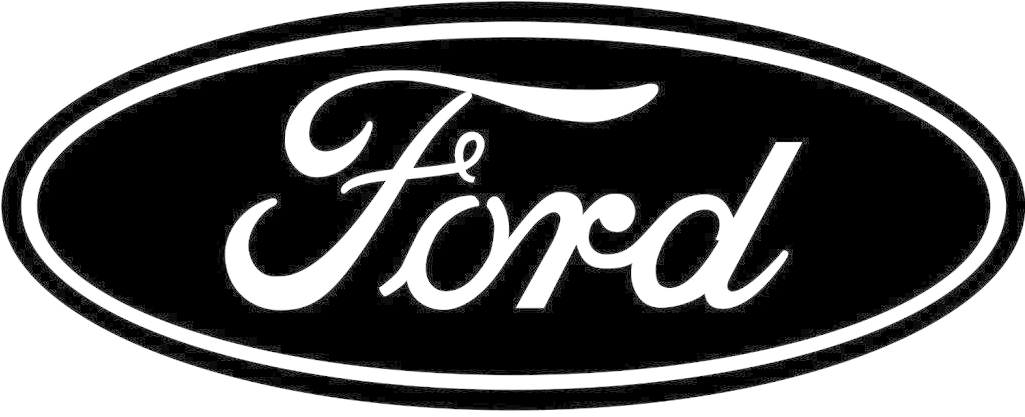 Download Ford Logo Png Hd - Black And White Ford Logo Vector - ClipartKey