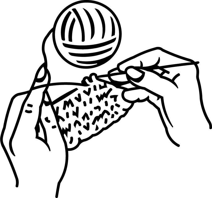 Download Crochet - Line Art - ClipartKey