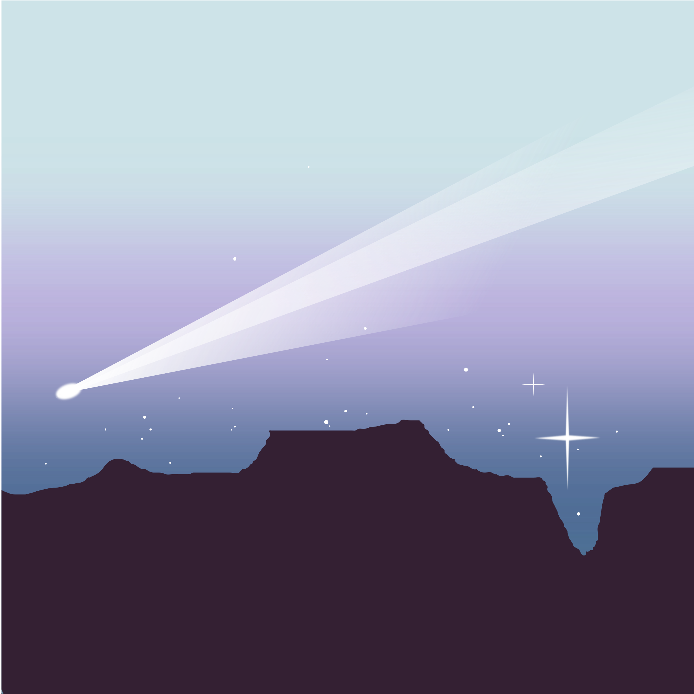 Download Comet Clipart Comet Space - Illustration - ClipartKey