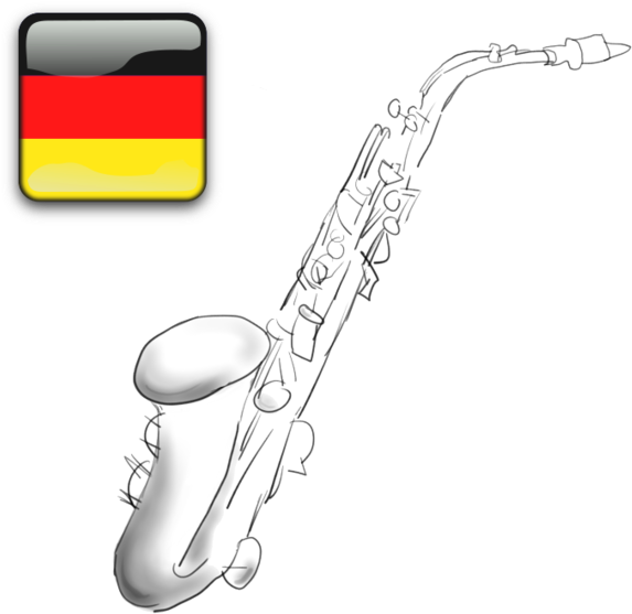 Download Baritone Saxophone - ClipartKey