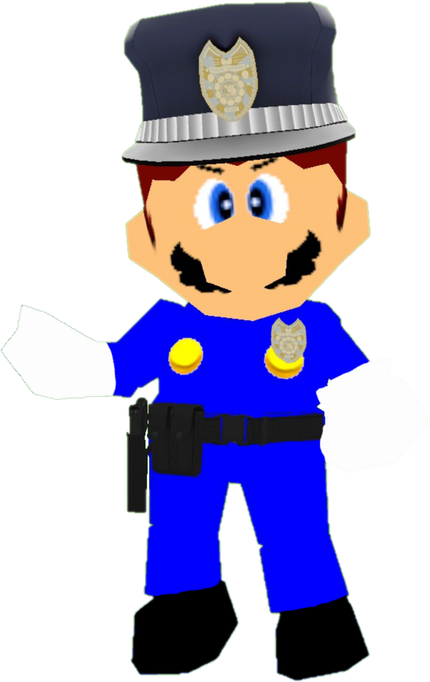 Download Smg4 Wiki - Smg4 Police - ClipartKey