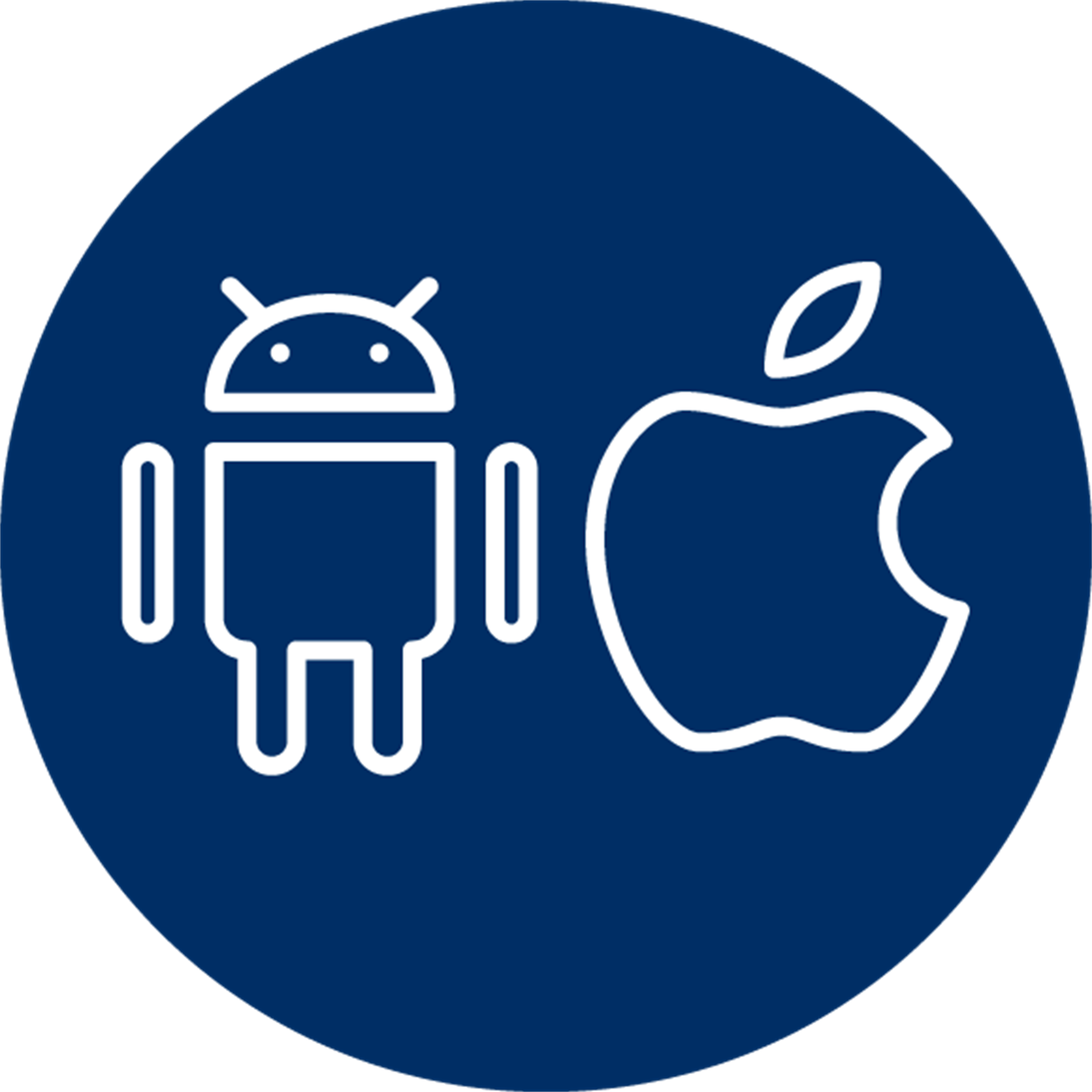 Download Transparent Iphone Text Bubble Png Blue - Emblem - ClipartKey