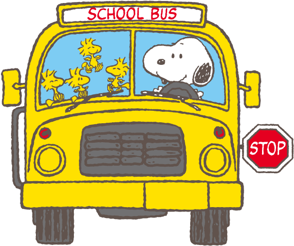 Download Snoopy Clipart School Bus - Peanuts School Bus Clipart ...
