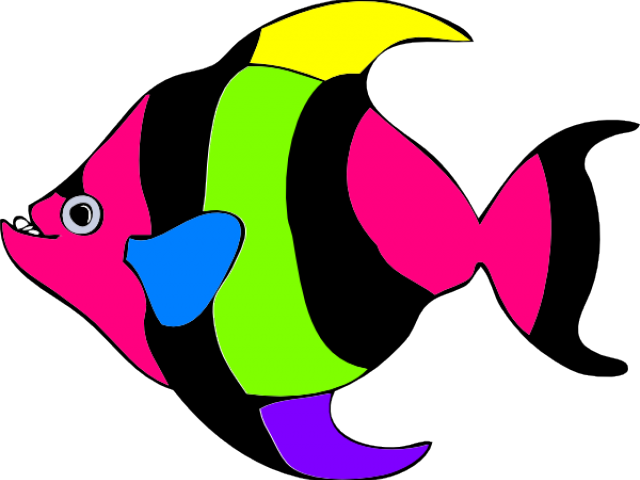 Download Fish Bowl Clipart Colorful Fish - Tropical Fish Clip Art ...