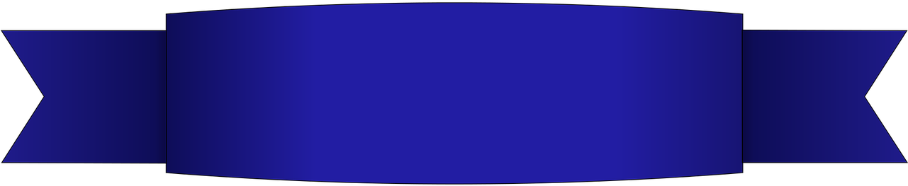 Download Free Vector Graphic - Royal Blue Ribbon Banner - ClipartKey