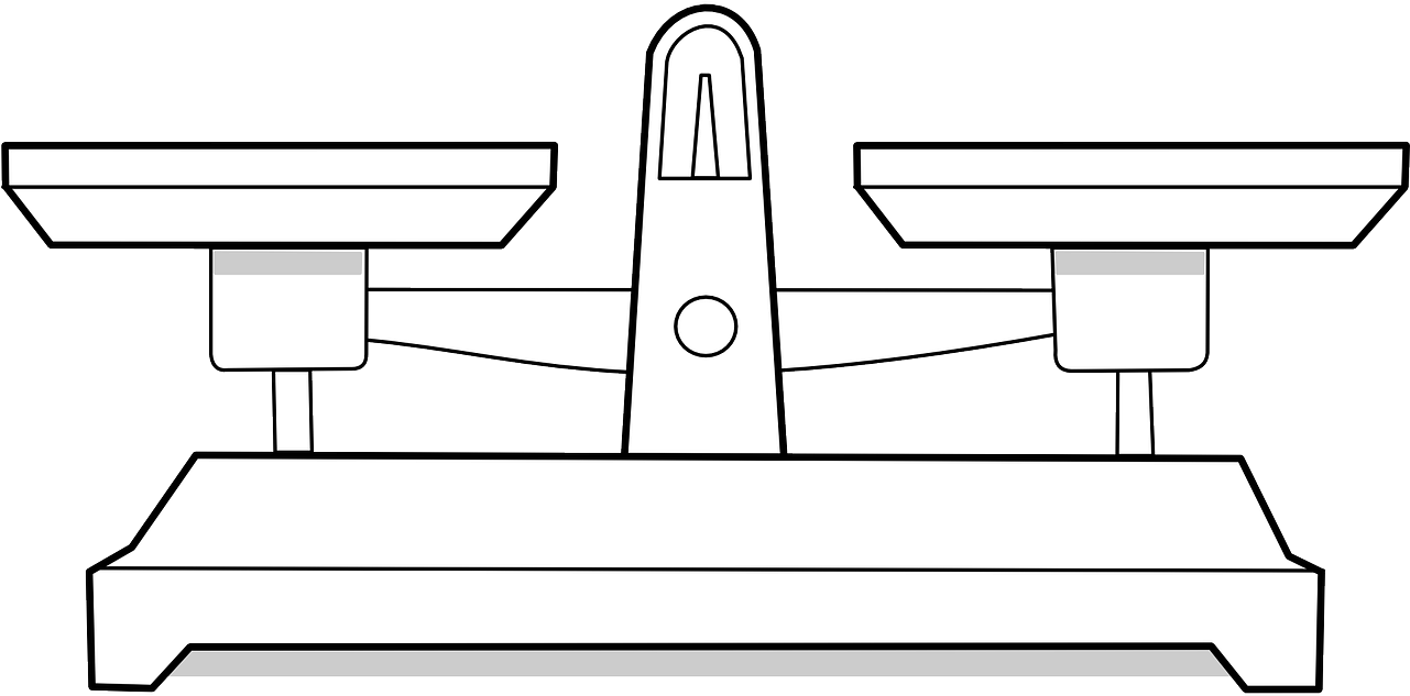 Download Draw A Balance Scale - ClipartKey