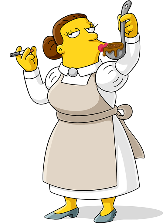 Download Clip Art Cafeteria Jpg Stock - Simpsons Lunch Lady Doris ...