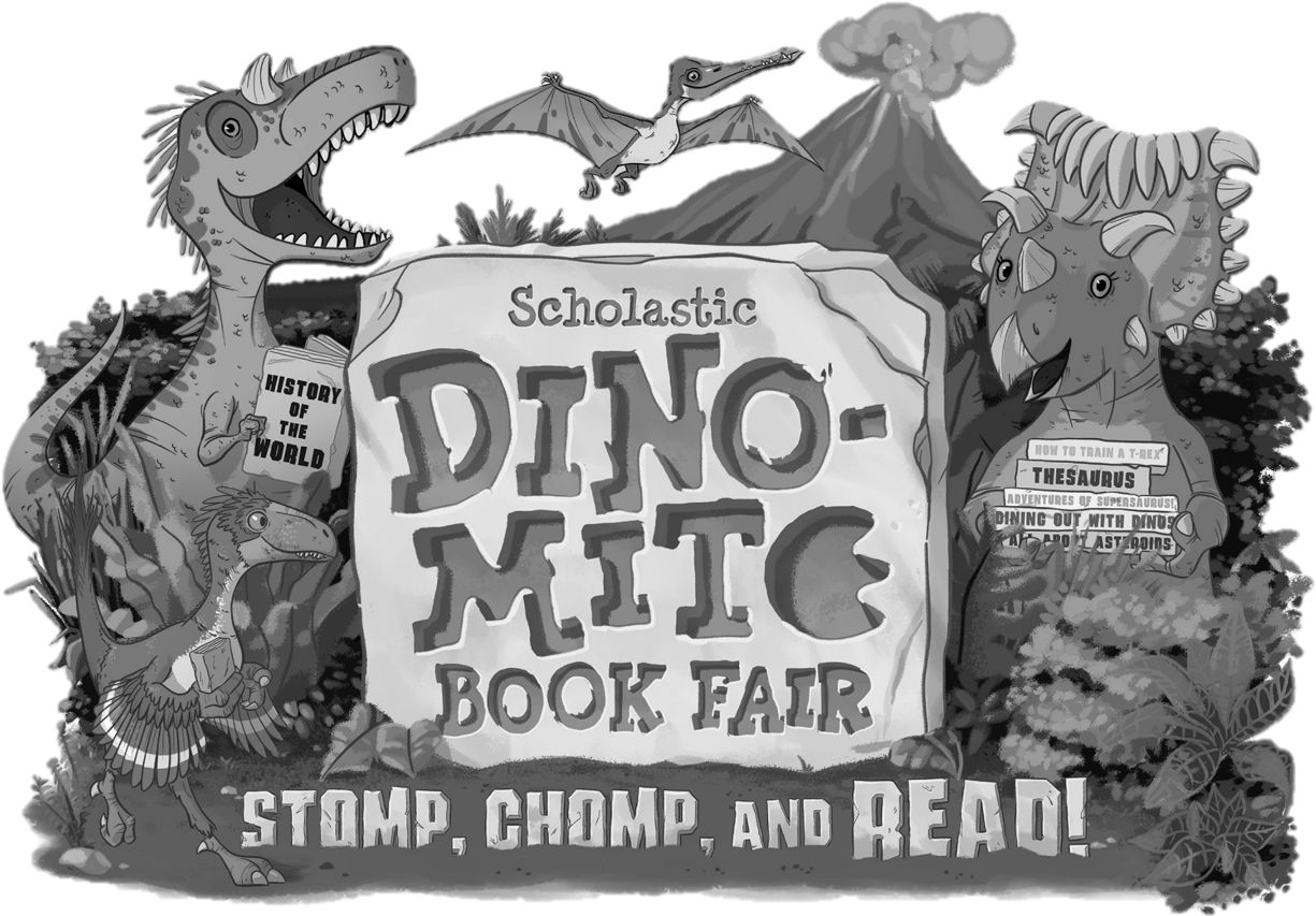 Download Scholastic Dino Mite Book Fair - ClipartKey