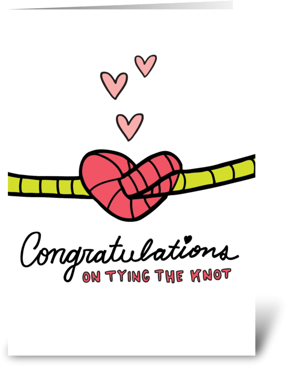 Download Congratulations On Tying The Knot Greeting Card ...