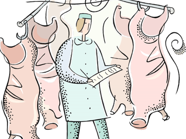 Download Meat Clipart Butcher Meat - Meat Locker Illustration - ClipartKey