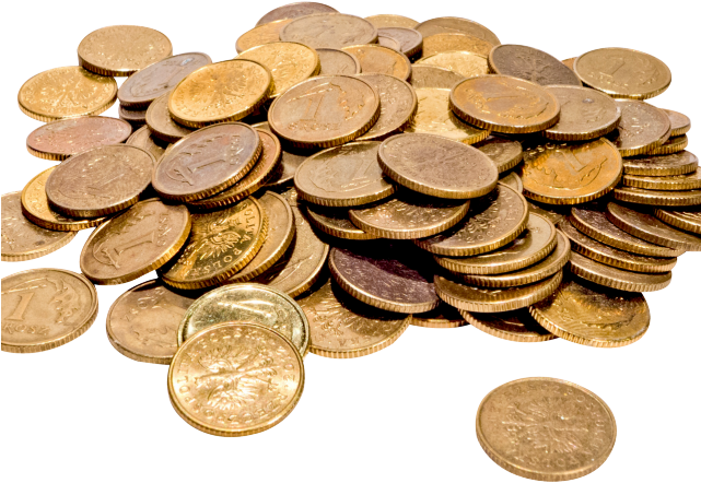 Download Transparent Transparent Background Coins Png - ClipartKey