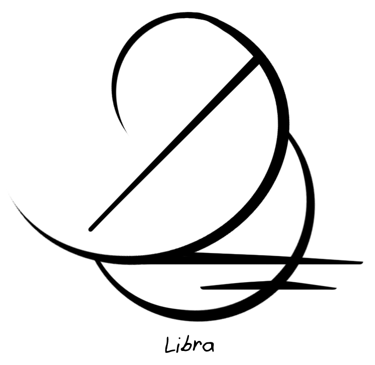 Download Transparent Libra Sign Png - Libra Sigil - ClipartKey