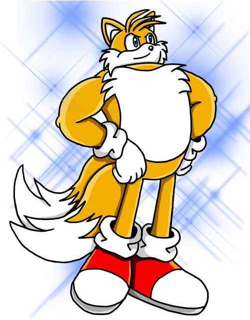 Download Here"s Your Buff Tails - Cartoon - ClipartKey
