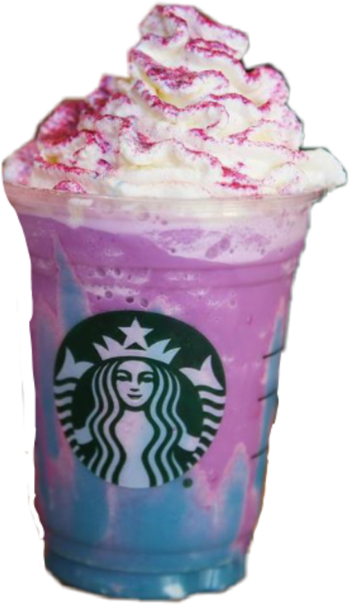 Download Transparent Frappuccino Png - Unicorn Frappuccino Starbucks ...