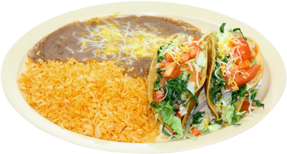 Download Combination Plates Chile Verde Restaurants Hard Tacos ...