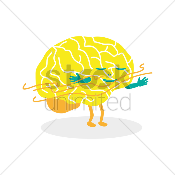 Download Brain Character Stock Vector - Illustration - ClipartKey