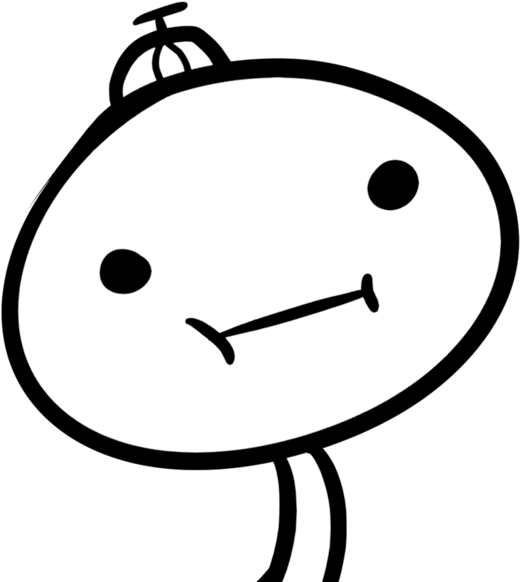 Download Derp Face Png - ClipartKey