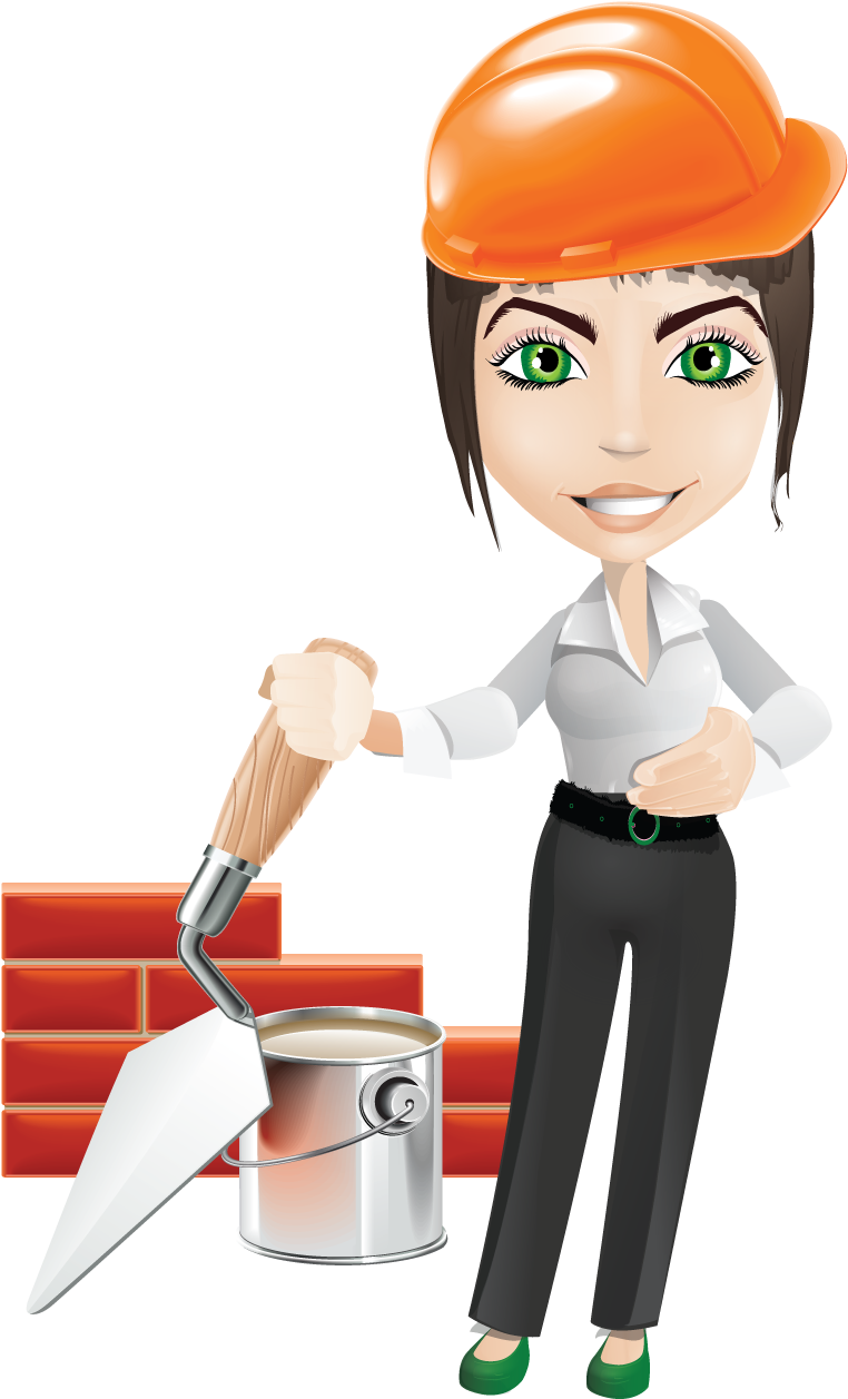 Download Index Of Wp Content - Woman Construction Worker Clipart ...